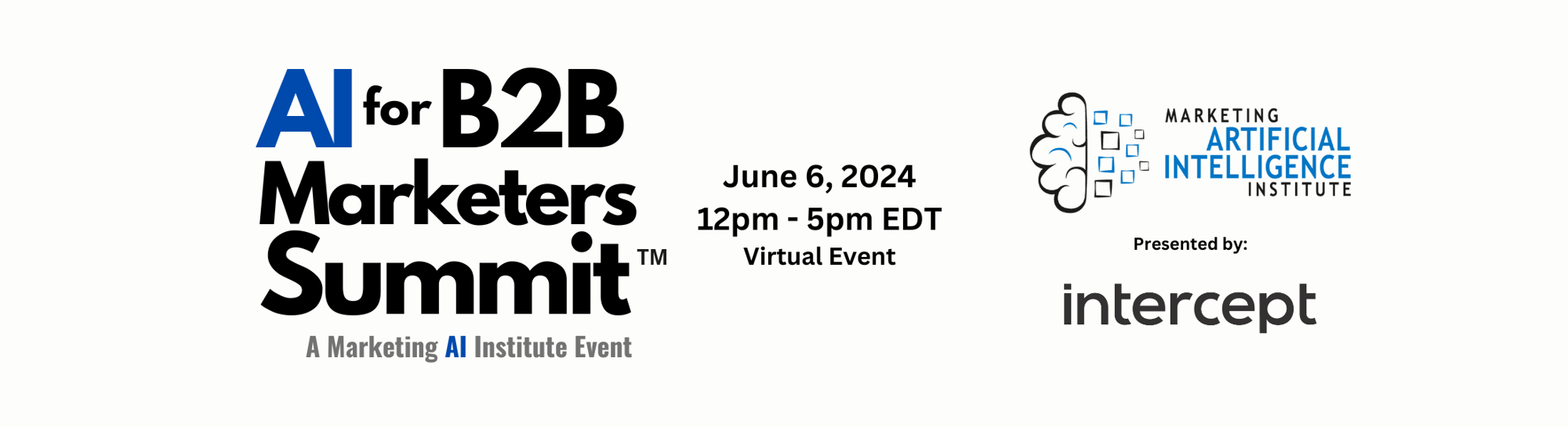 AI for B2B Marketers Summit | Marketing AI Event